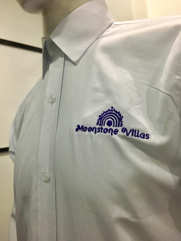 Design of shirts with custom logo for corporate use - t-shirts.lk